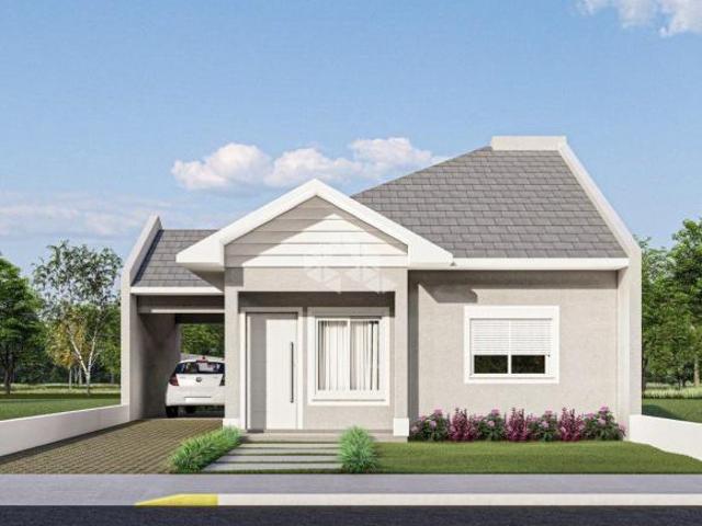 Casa nova com 2 dormitórios em Linha Santa Cruz!