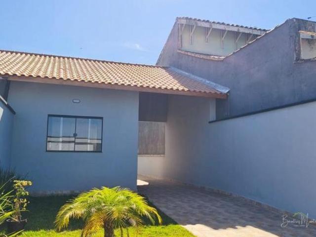 Casa nova com 3 dormitórios no Balneário Nova Peruíbe á venda