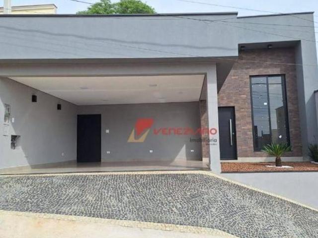 Casa nova com 3 quartos à venda, 174 m² por R$ 1.130.000 Jardim São Francisco Piracicaba/SP