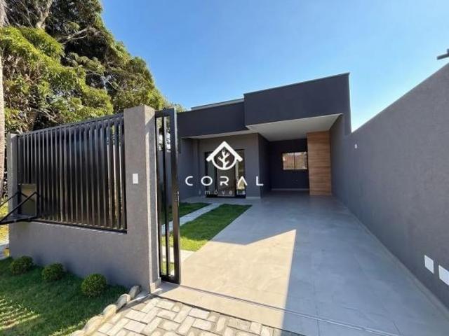 Casa nova com 3 quartos na faixa mar