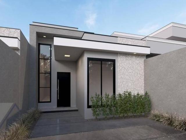 Casa Nova com 3 Quartos, Suíte e Área Gourmet Tropical IV Cascavel/PR
