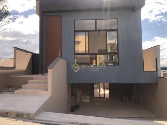 Casa nova com 3dormitórios à venda, 256 m² por R$ 1.150.000 Residencial Golden Park Jacareí/SP
