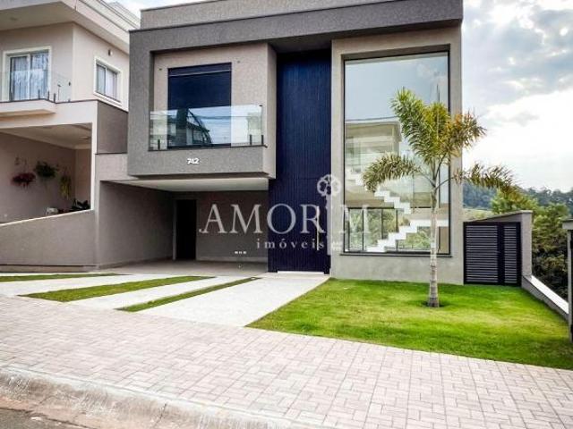 Casa nova a venda 4 quartos com suíte 6 vagas piscina Condomínio Reserva Santa Anna