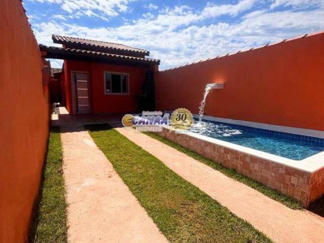 Casa Nova à venda com piscina em Itanhaém – Litoral de São Paulo!