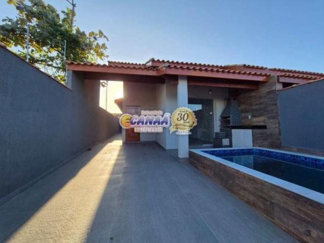 Casa nova à venda com piscina em Itanhaém Litoral Sul de SP!