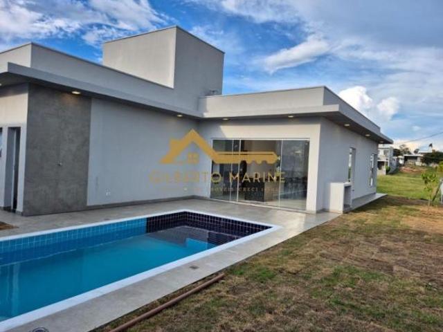 Casa nova a venda com piscina Ninho Verde I Porangaba