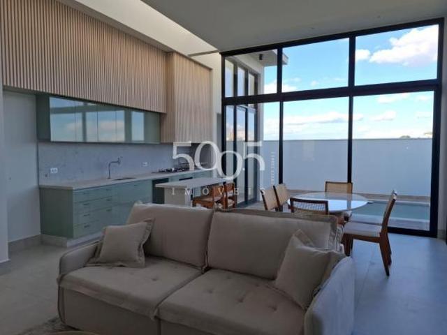 Casa nova à venda no Condomínio Reserva Central Parque em Salto, com 3 suítes e 158m² de área constr