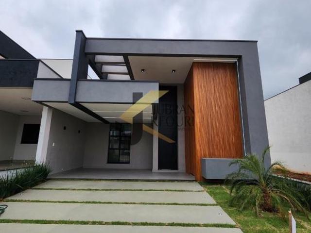 Casa nova à venda no condomínio Terras da Estância, Paulínia, com 3 quartos 1 suíte, lazer comum e