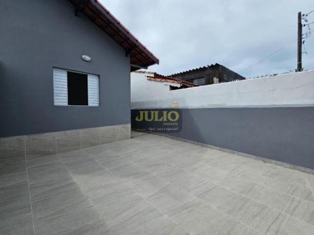 CASA NOVA À VENDA NO JUSSARA EM MONGAGUÁ 2 DORMITÓRIOS, AMPLO QUINTAL E EXCELENTE LOCALIZAÇÃO