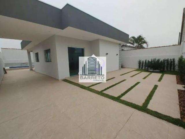 CASA NOVA À VENDA NO PARQUE AUGUSTUS EM ITANHAEM LADO PRAIA