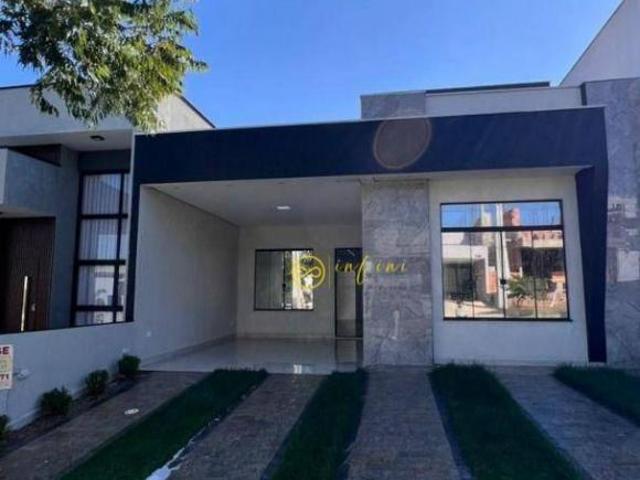 Casa Nova de Condomínio com 3 Quartos. sendo 1 Suíte à venda, 108 m² por R$ 650.000 Condomínio Res