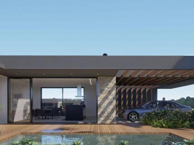Casa nova, de alto padrão à venda, de 187 m², com piscina e suítes, em condomínio fechado na represa