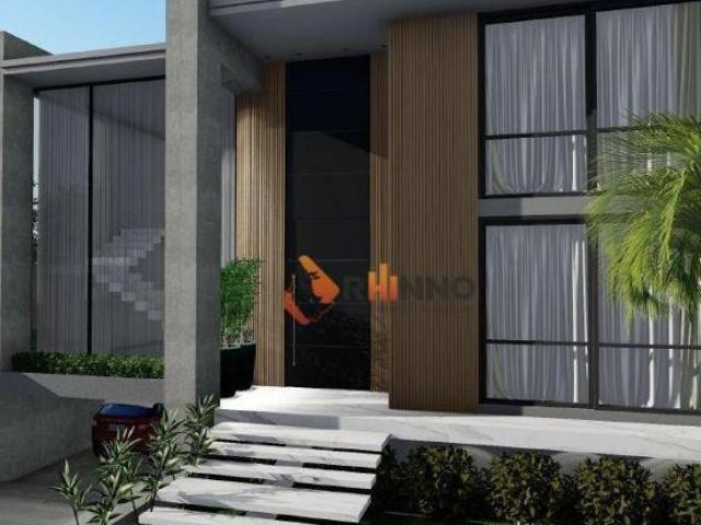 Casa nova de alto padrão em condomínio, com 3 dormitórios à venda, 360 m² no Santa Cândida