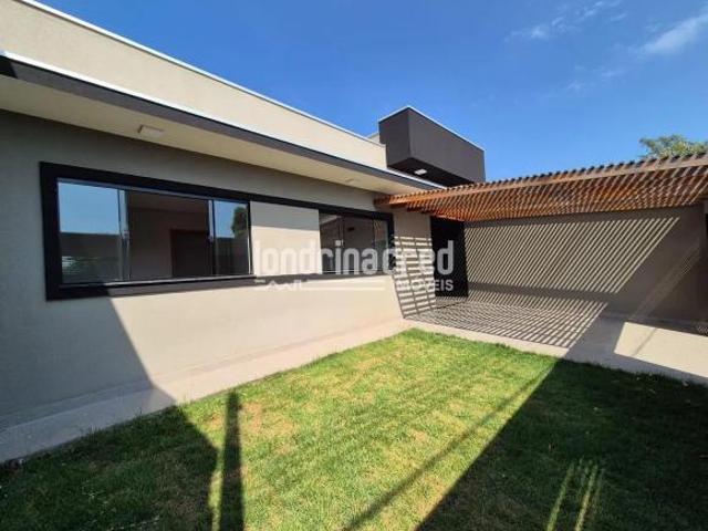 Casa Nova e Moderna à Venda na Região Sul de Londrina 3 Quartos, 1 Suíte, 2 Vagas de Garagem, Desig