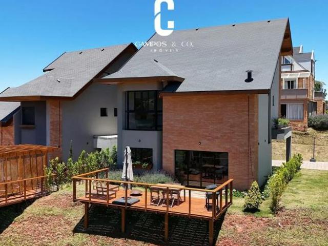 Casa nova em condomínio, 4 suítes, 230 m², R$ 2.500.000,00, Campos do Jordão, SP