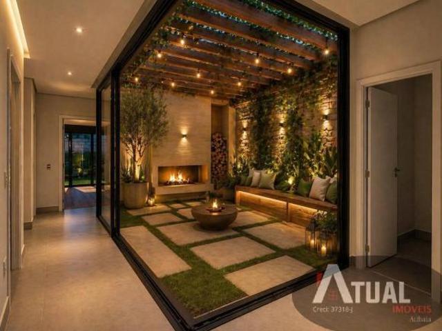 CASA NOVA EM CONDOMINIO ATIBAIA COM 3 SUITES