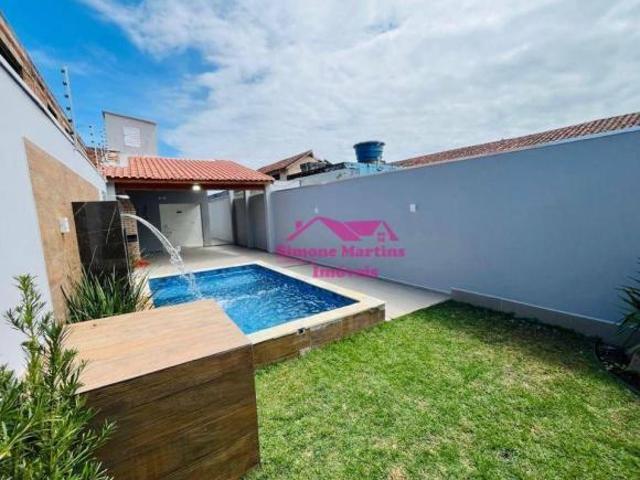 CASA NOVA ISOLADA COM ACABAMENTO IMPECÁVEL PERTINHO DO CENTRO DE MONGAGUÁ