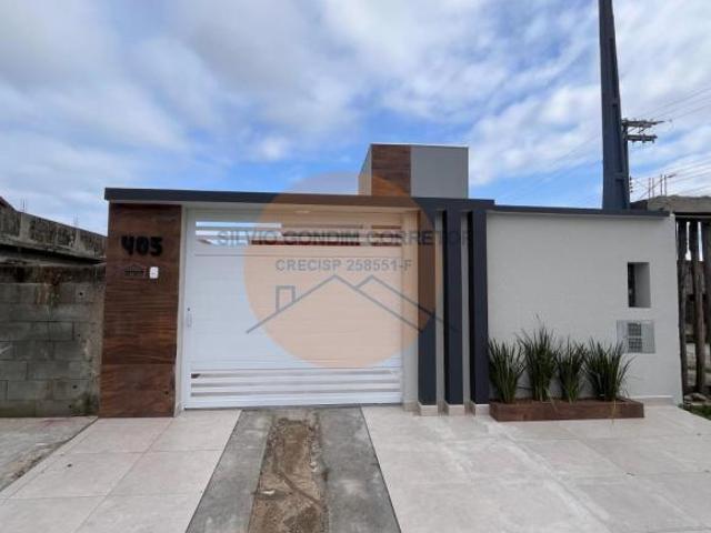 Casa Nova para Venda em Itanhaém, Cibratel II, 2 dormitórios, 1 suíte, 2 banheiros, 2 vagas