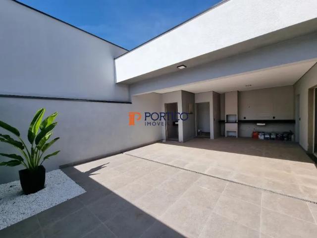 Casa nova térrea no condomínio de Paulínia 3 dormitórios 2 suítes