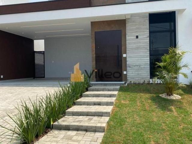 Casa Nova Térrea com 3 Suítes no Condomínio Campos do Conde Sorocaba