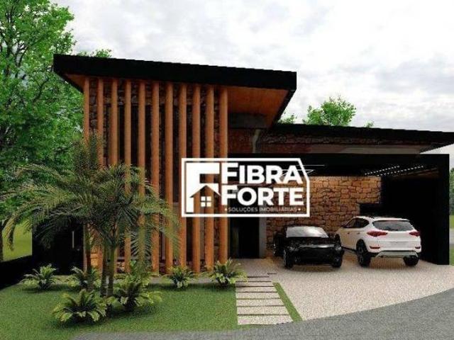 Casa nova, Térrea em terreno maior de esquina, 3 amplas suites, Condominio Serena, Alphaville Campin