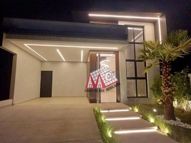 Casa novinha, pronta para morar, com 3 dormitórios à venda, 148 m² por R$ 1.100.000 Condomínio Vil