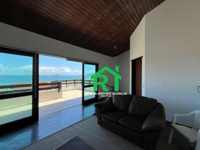 Casa à beira mar com 4 quartos 2 suítes, 4 vagas e lazer à venda em Enseada, Guarujá