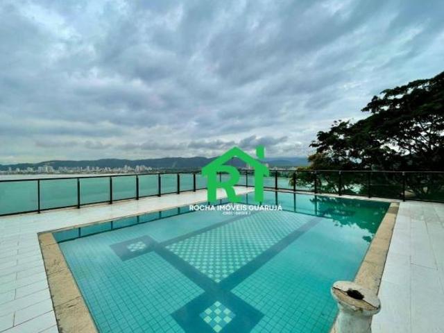 Casa à beira mar com 6 quartos 6 suítes, piscina e 4 vagas à venda em Enseada, Guarujá
