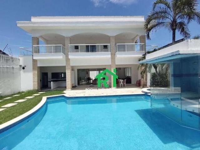 Casa à Beira Mar, 5 Dormitórios 5 Suítes, 6 Vagas, Lazer, Enseada, Guarujá/SP