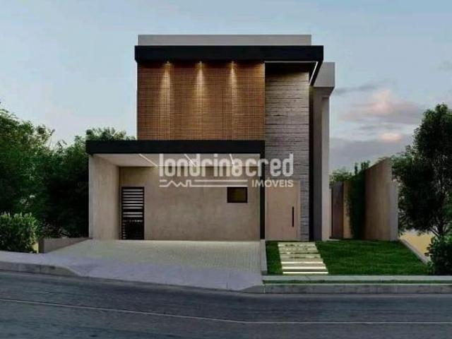 Casa à venda 3 Quartos, 3 Suites, 4 Vagas, 186M², Parque Tauá, Londrina PR CONDOMÍNIO ARANGUÁ