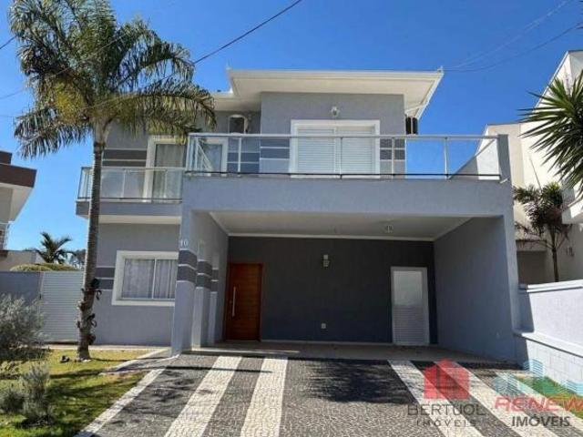 Casa à venda 3 suítes e 4 vagas, Condomínio Canterville Valinhos/SP