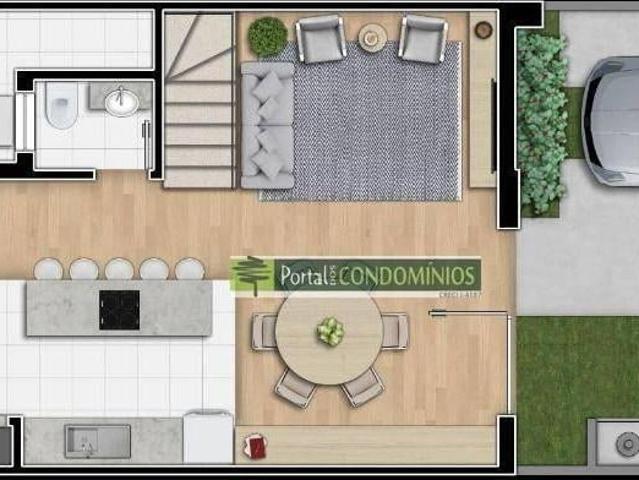 Casa à venda, 132 m² por R$ 1.221.539,97 Santa Cândida Curitiba/PR