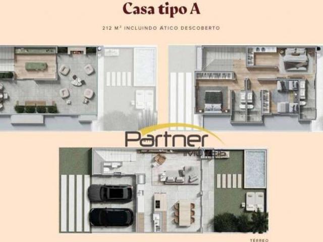 Casa à venda, 217 m² por R$ 1.746.752,00 Bacacheri Curitiba/PR