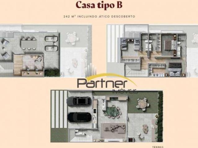 Casa à venda, 242 m² por R$ 1.853.224,00 Bacacheri Curitiba/PR