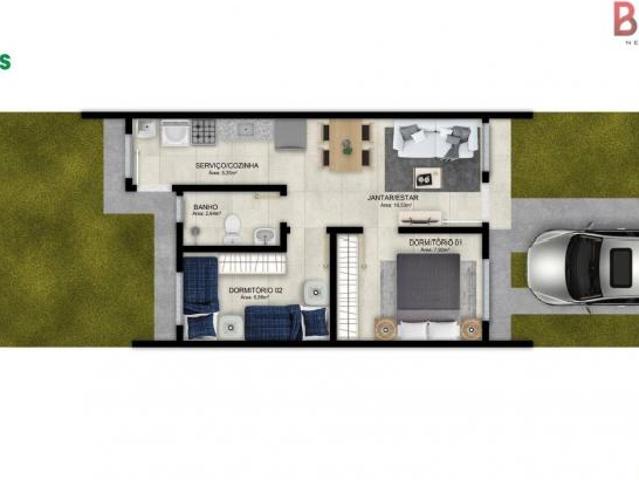 Casa à venda, 40 m² por R$ 205.000,00 Piratini Alvorada/RS