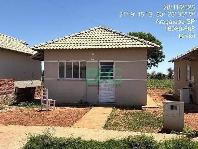 Casa à venda, 44 m² por R$ 116.651,81 Aracatuba Araçatuba/SP