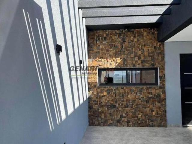 Casa à venda com 3 quartos sendo 1 suíte, nova, no bairro Jardim Bom Sucesso em Indaiatuba SP