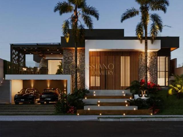 Casa à venda de 290m² | 04 dormitórios, sendo suítes e 02 vagas de garagem | Condomínio Colinas do P