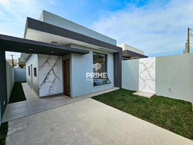 Casa á venda de 61,m², com 2 dormitórios por R$ 390.000,00 no bairro Balneário dos Golfinhos Carag