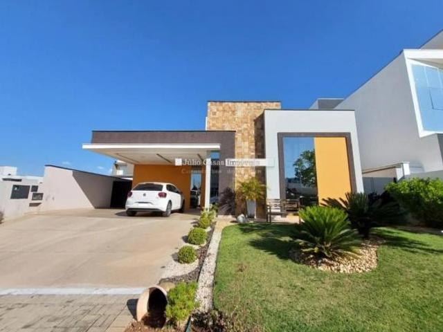 Casa Alto Padrão com 4 Suítes, Área Gourmet, Piscina com Jacuzzi no Alphaville Nova Esplanada 4 V