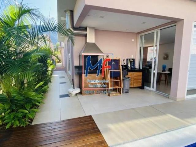 Casa à venda em cond. fechado em Maresias, São Sebastião/SP, com 3 quartos 3 suítes, sala, cozinha