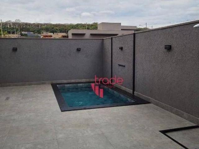 Casa à Venda em Condomínio Fechado no Bairro Quinta da Mata em Ribeirão Preto com Piscina