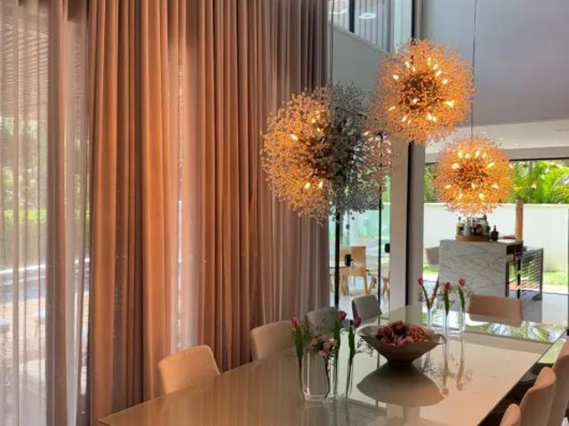 Casa a venda em alphaville litoral 1 com 5 suites mobiliada