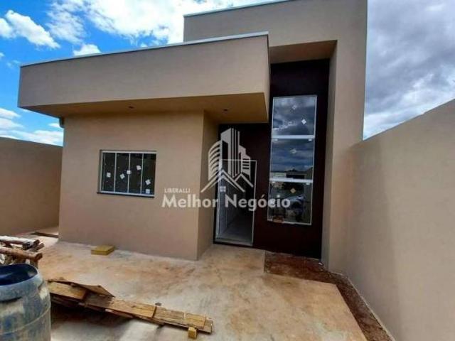 Casa à venda em Hortolândia, Jardim Residencial Veccon Buriti, com 3 quartos, co