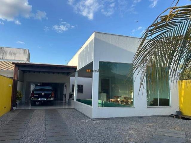 Casa à venda em Sorriso CentroSul – 3 vagas, piscina e acabamento em porcelanato