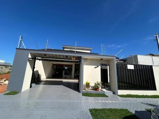 Casa à venda em Sorriso Santa Clara II – 3 quartos, varanda gourmet e acabamento em porcelanato