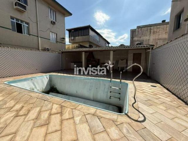 Casa à venda em Santos Bairro Estuário — Fundo, 2 dorms, piscina e espaço gourmet