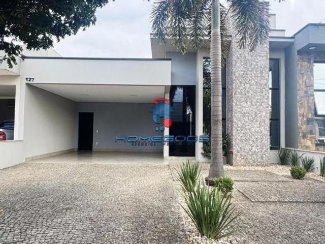 Casa à venda em Paulínia, Cascata, com 3 suítes, com 190 m², Condomínio Campos do Conde II