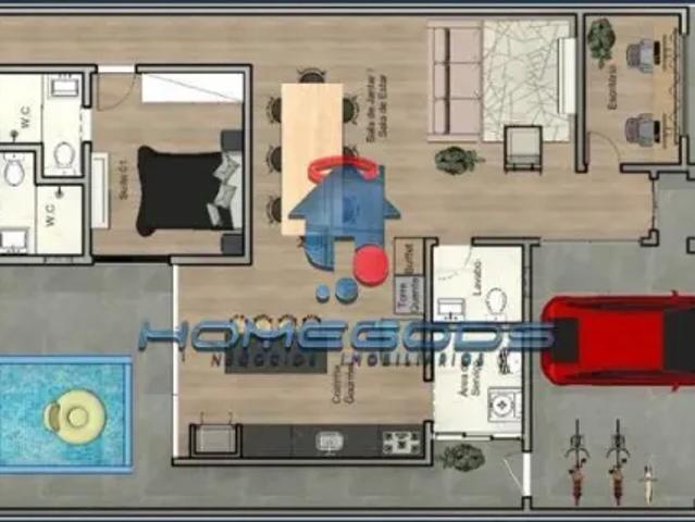 Casa à venda em Paulínia, Parque Brasil 500, com 3 suítes, com 171 m², Residencial Villa Lobos