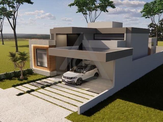 Casa à venda em Paulínia, Parque Brasil 500, com 3 suítes, com 196 m², Residencial Santorini